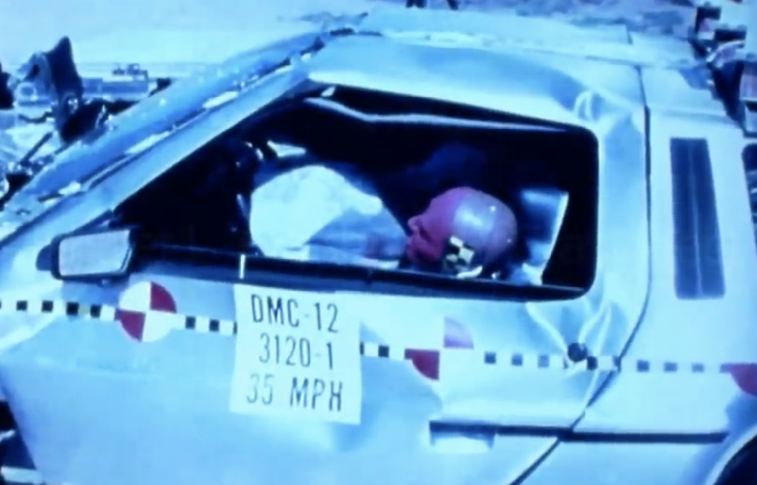 Crash Test DeLorean